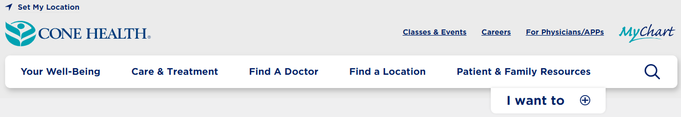 About Cone Health - Cone Health MyChart